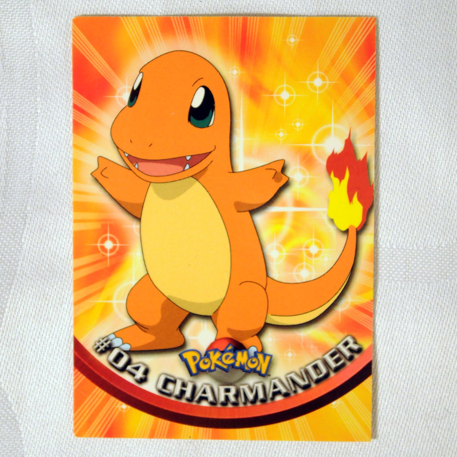 04 Charmander 1999 Topps Pokemon TV Animation Series 1 NM - Scoopy's ...